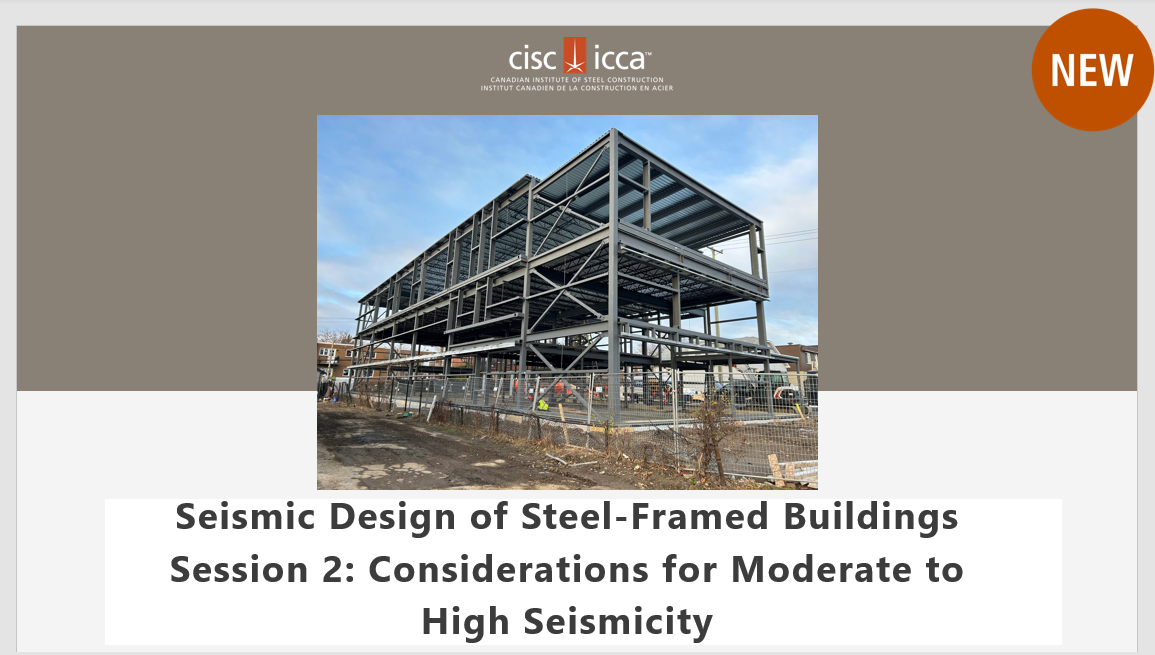 Seismic Design of Steel-Framed Buildings Session 2: Considerations for ...