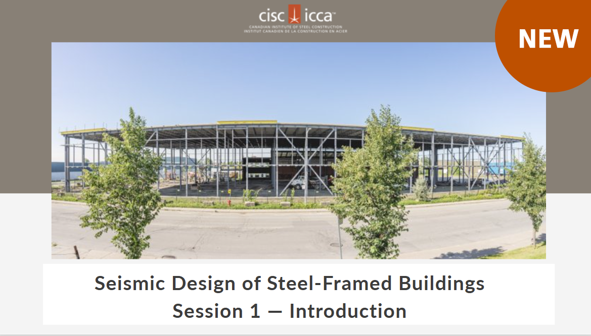 Seismic Design of Steel-Framed Buildings Session 1 — Introduction ...