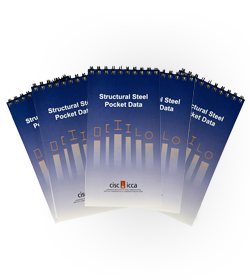 Structural Steel Pocket Data (package of 5 pcs) – CISC Steel Store